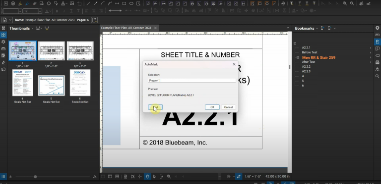 Dynamic Bookmark Structures in Bluebeam Revu - DDSCAD
